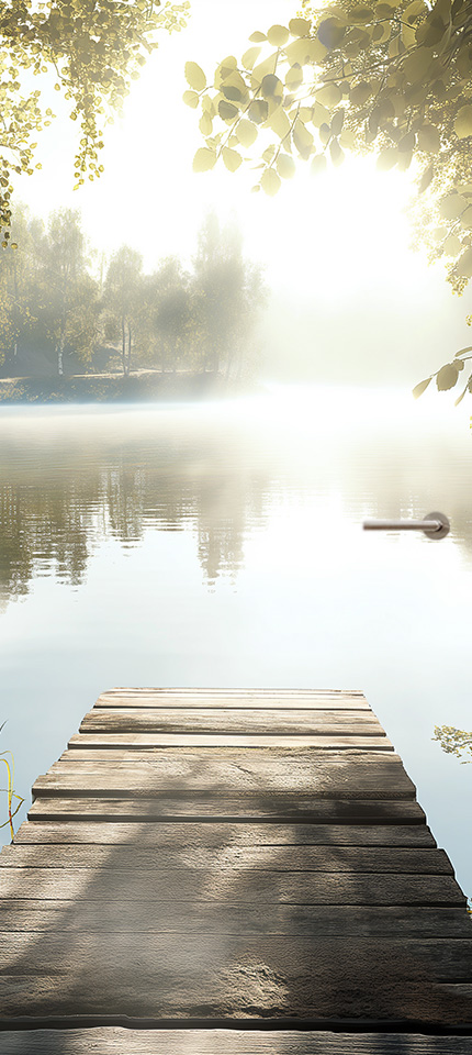 Deursticker / poster stijger naar het meer Kopen? Stickers v.a. 0,49 ...